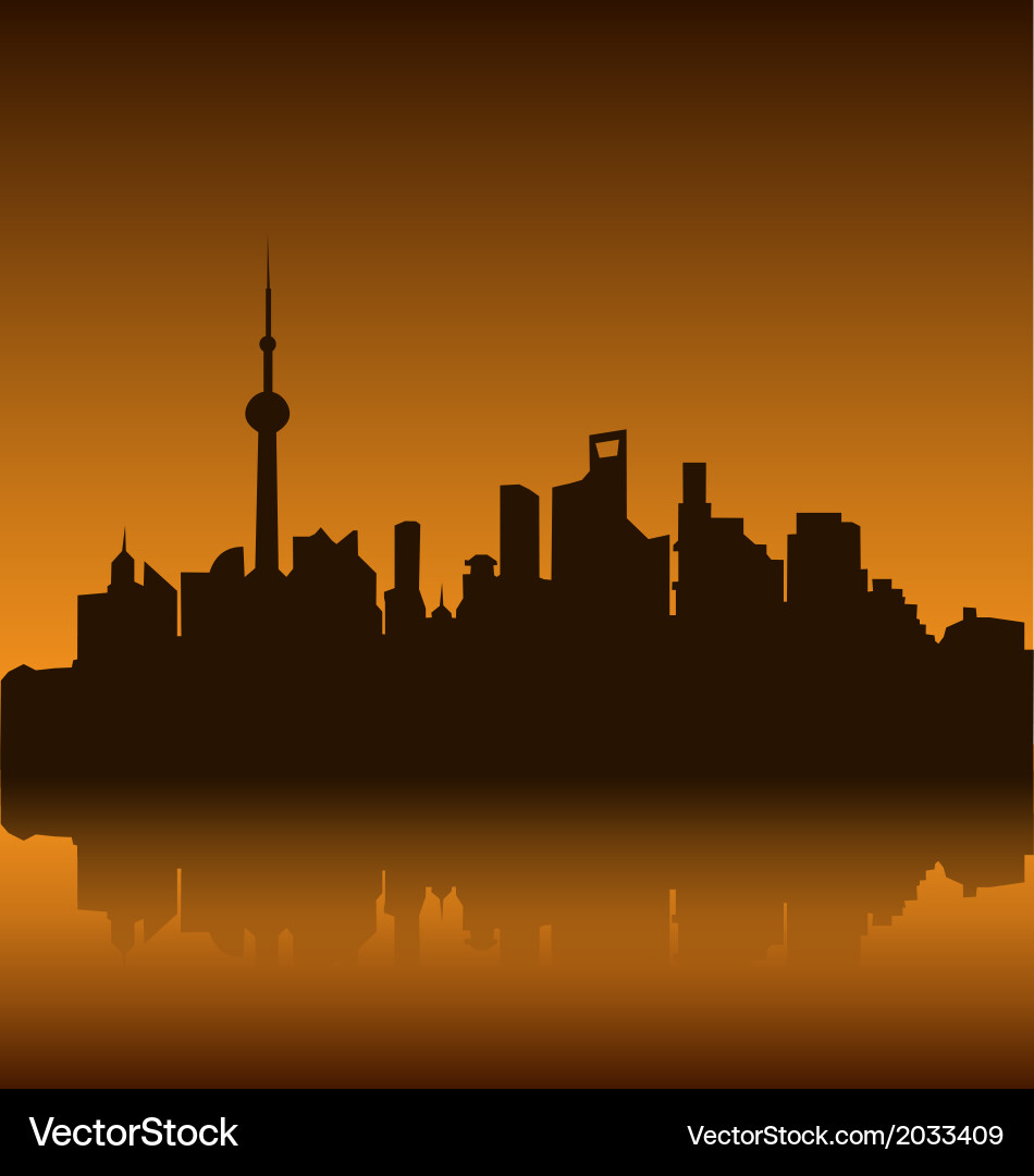 City Royalty Free Vector Image - VectorStock