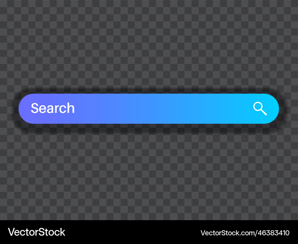 Search box control Royalty Free Vector Image - VectorStock
