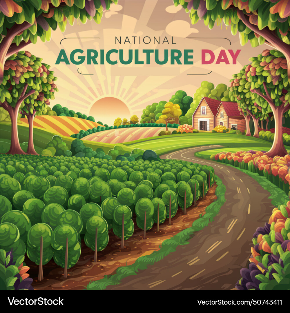 Agriculture farmer day design national Royalty Free Vector