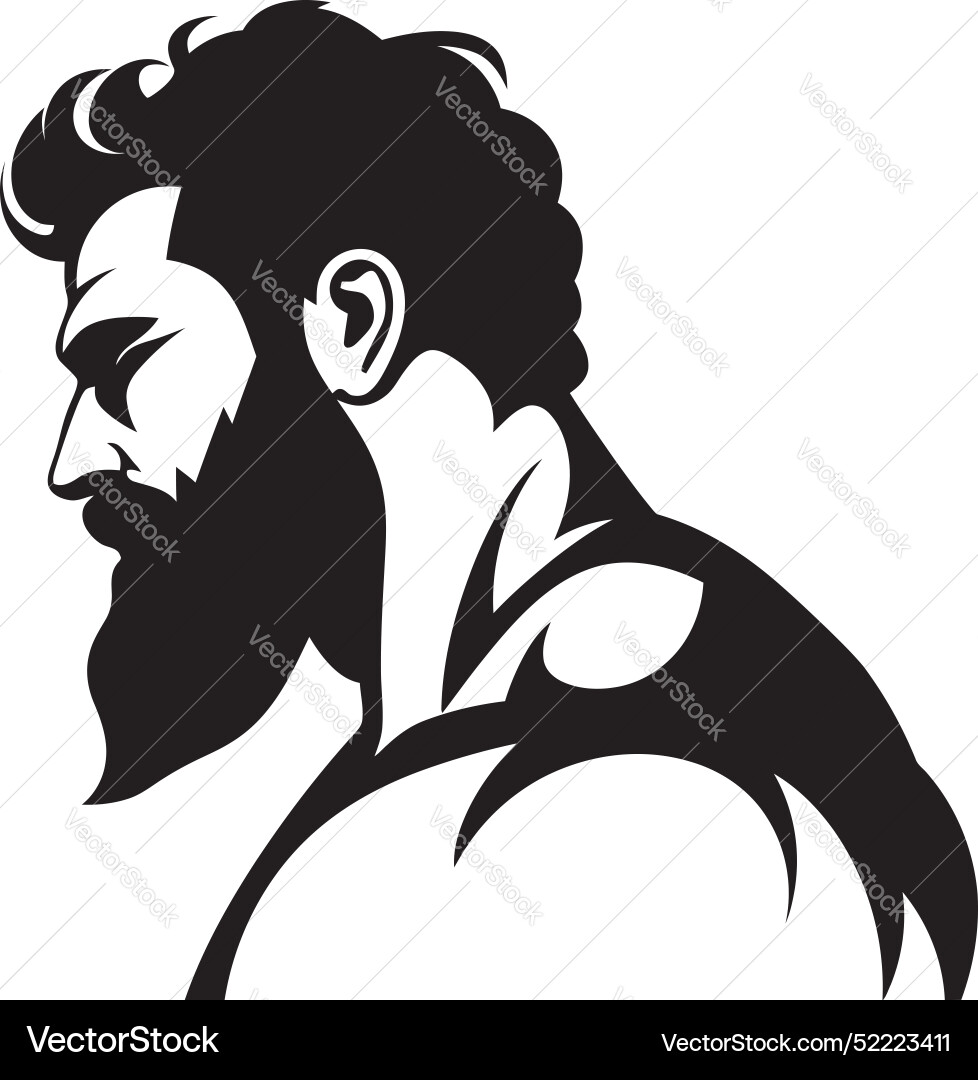 Battlephysique fighter logo mightygrip warrior Vector Image