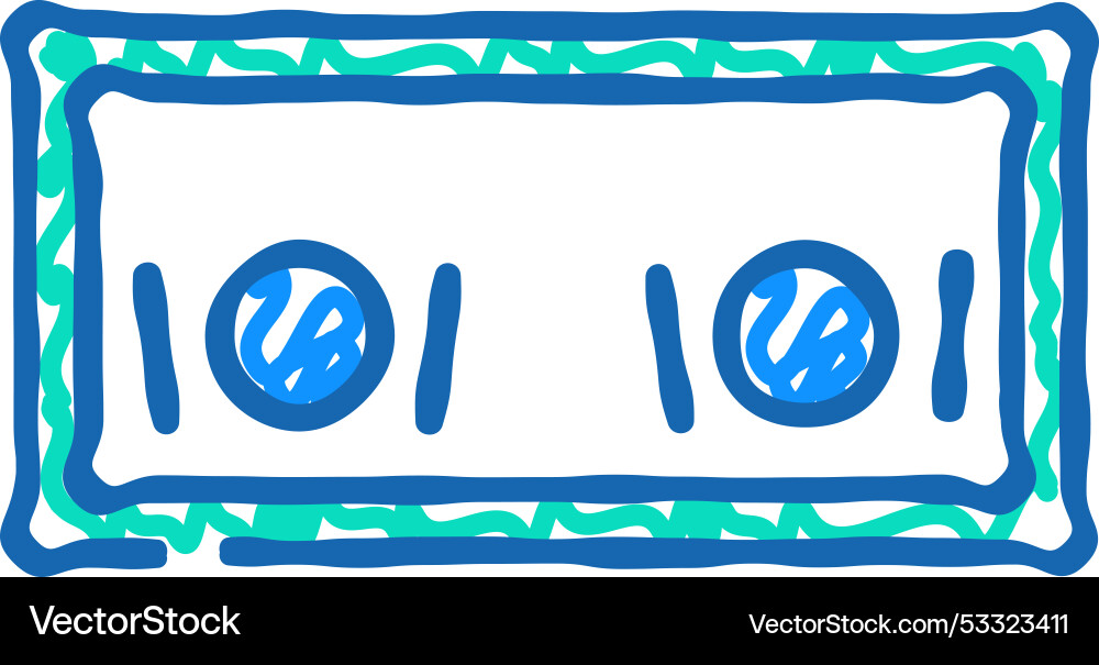 Big kitchen table top view icon doodle – Royalty-Free Vector | VectorStock