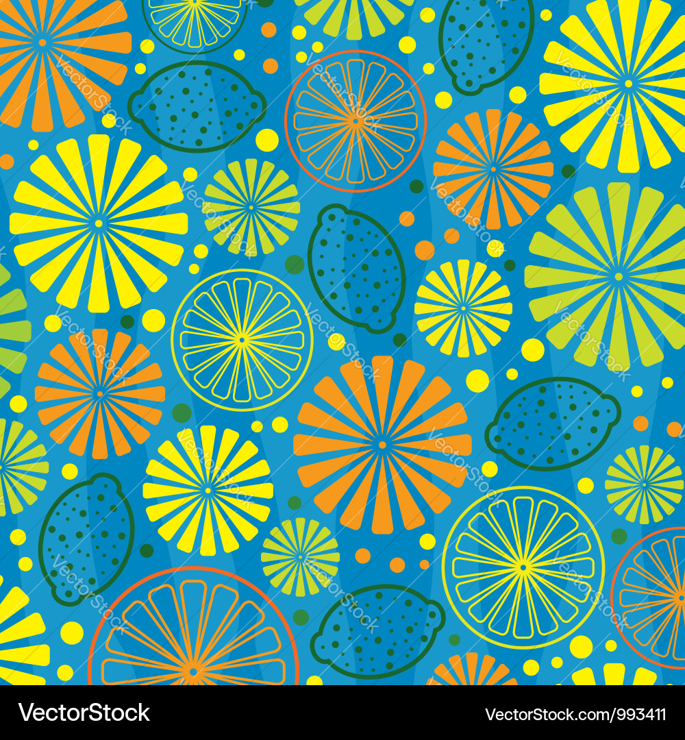 Citrus background Royalty Free Vector Image - VectorStock