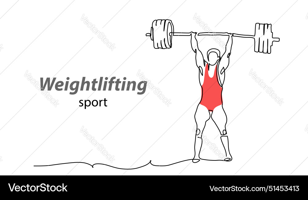 Weightlifting background banner poster Royalty Free Vector