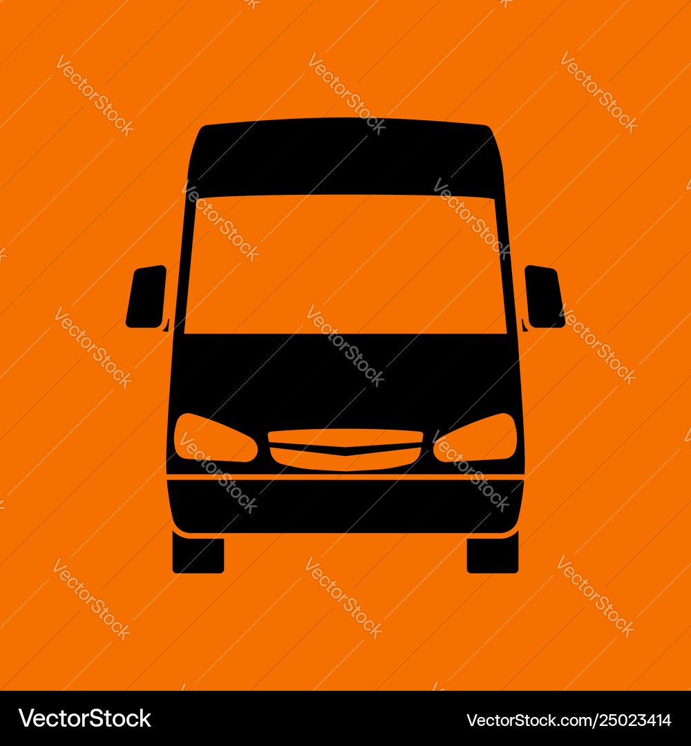Van icon front view Royalty Free Vector Image - VectorStock
