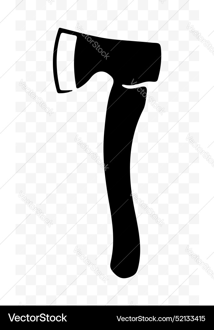 Axe ax and hatchet tool graphic design Royalty Free Vector