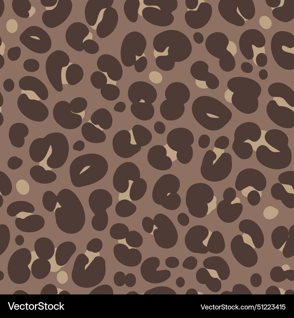 Leopard seamless pattern african Royalty Free Vector Image