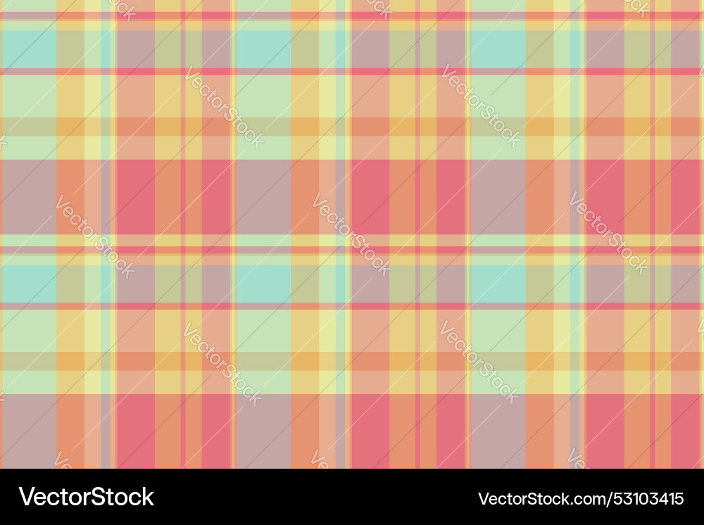 Sensual fabric seamless texture vivid plaid check Vector Image