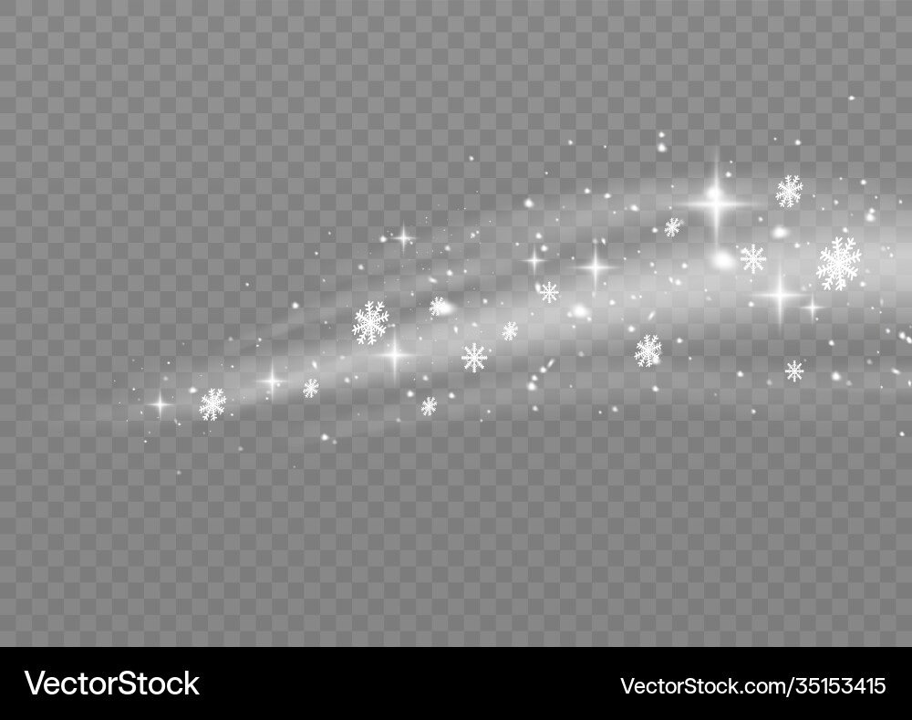 Snow and wind Royalty Free Vector Image - VectorStock