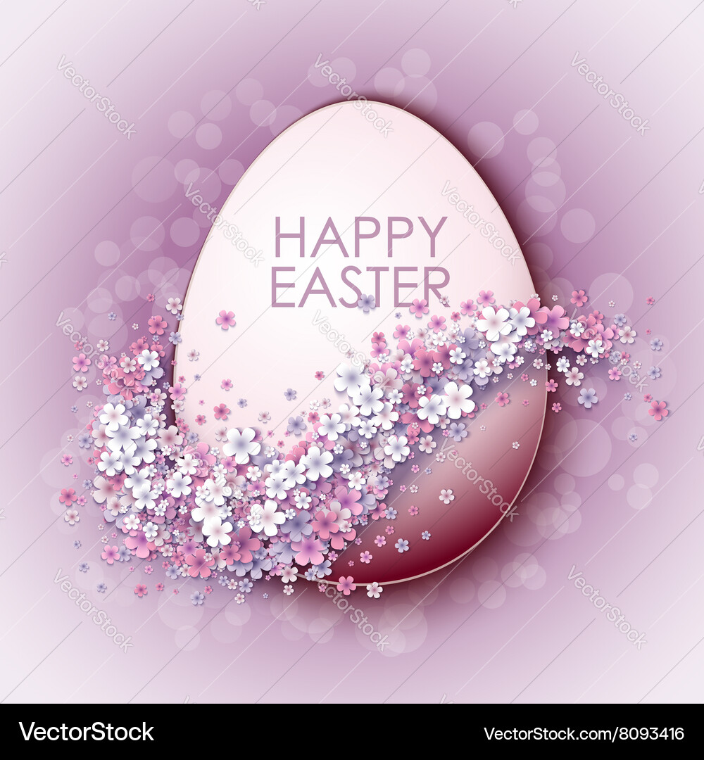 Happy easter background Royalty Free Vector Image