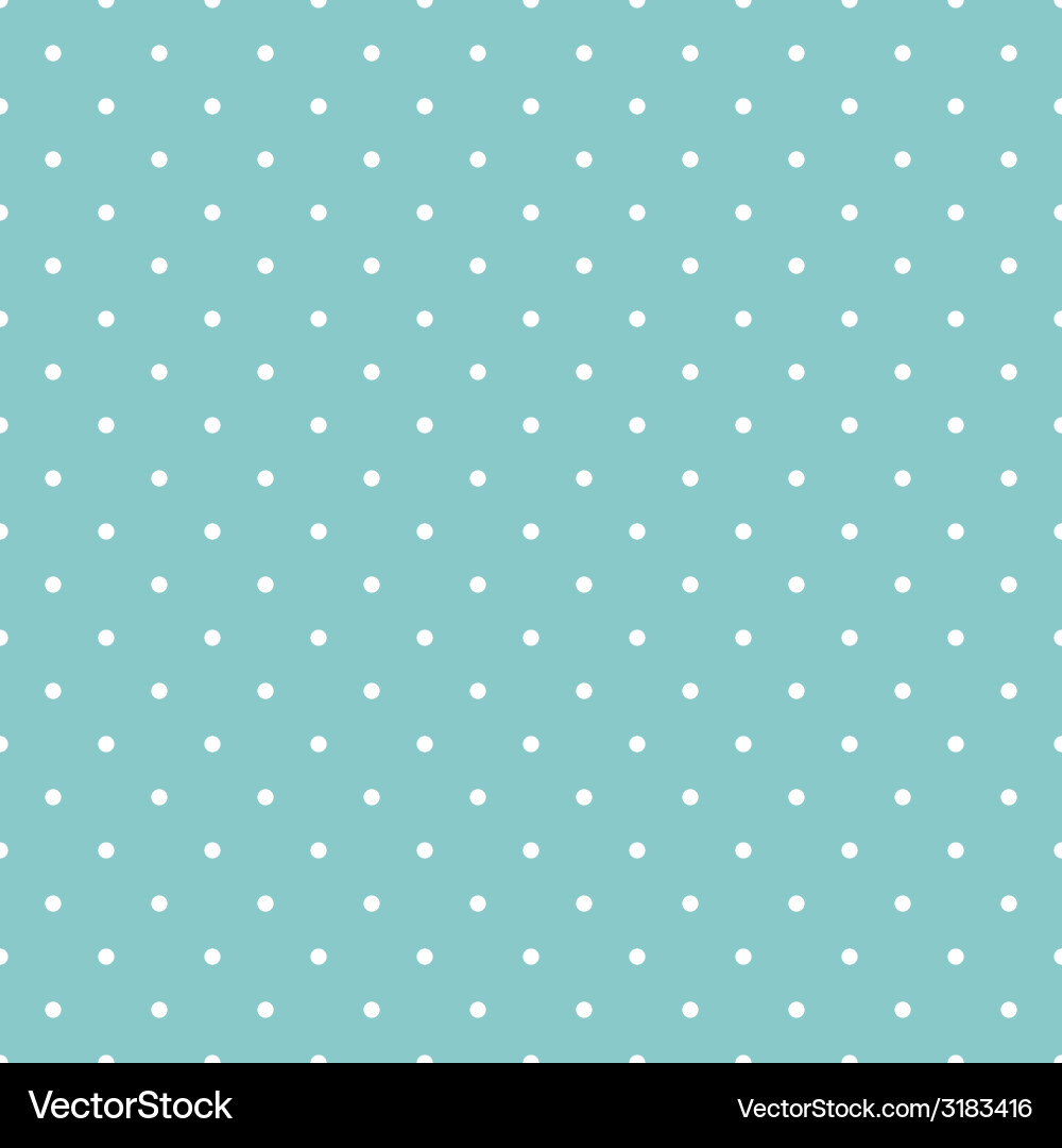 Retro Mint Polka Dots Royalty Free Vector Image