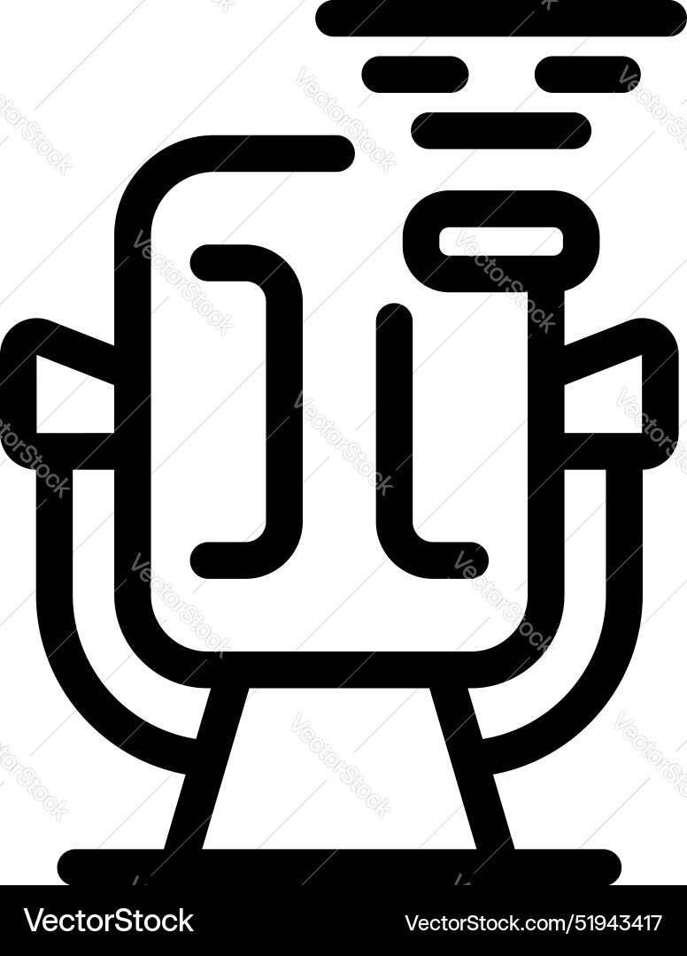 Microphone broadcasting podcast radio studio icon Vector Image