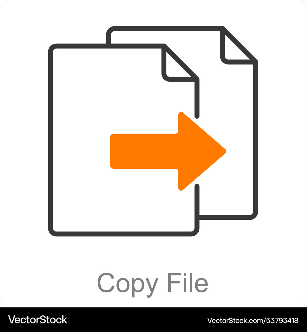 Copy file Royalty Free Vector Image - VectorStock