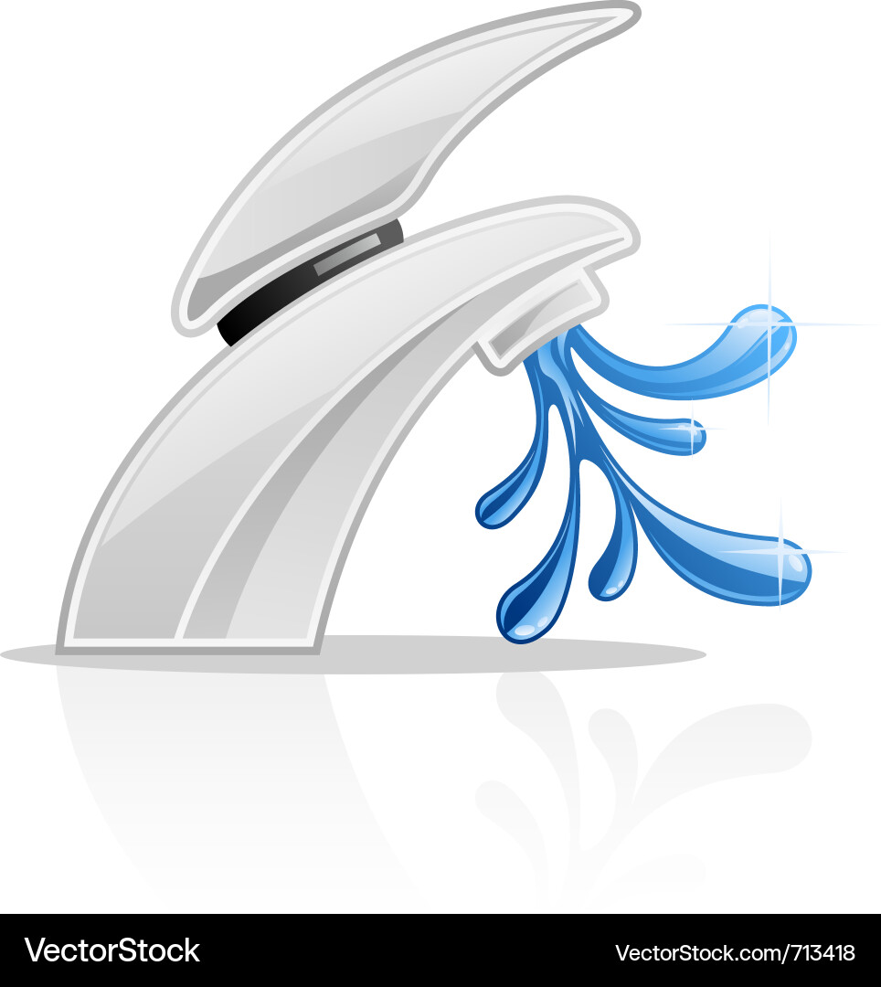 Faucet Royalty Free Vector Image - VectorStock
