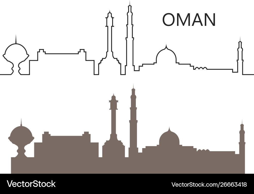 Oman Royalty Free Vector Image - VectorStock