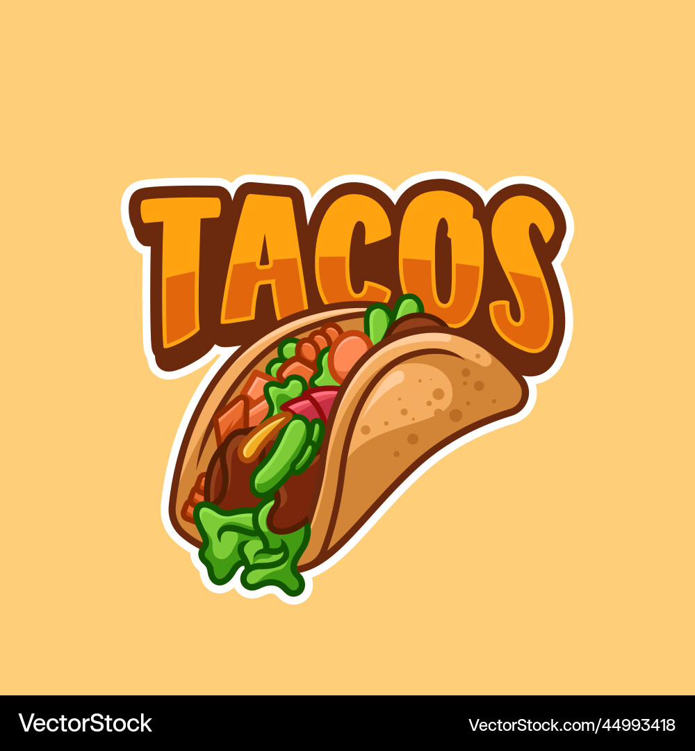 Tacos Royalty Free Vector Image - VectorStock