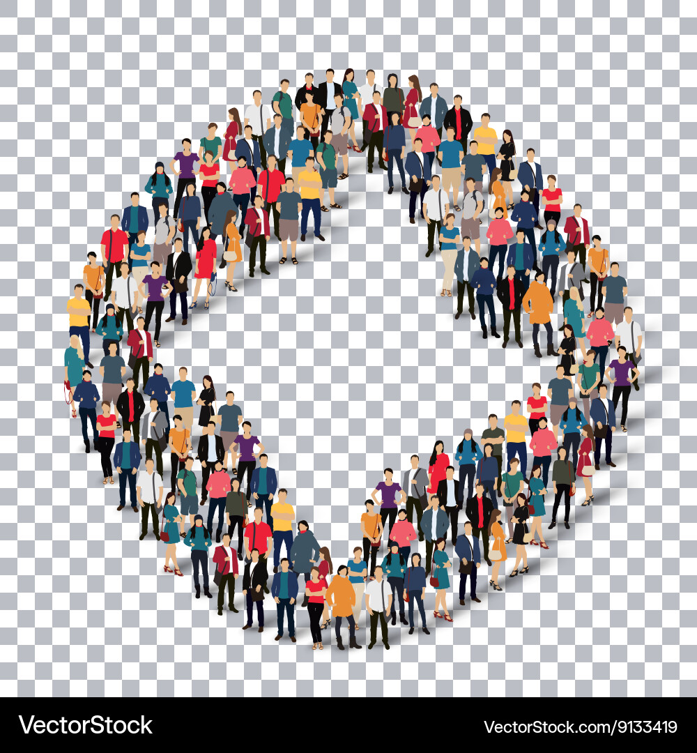 Abstrakte Transparenz Symbol Personen Lizenzfreier Vektor