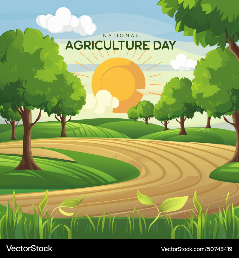 Agriculture farmer day design national Royalty Free Vector