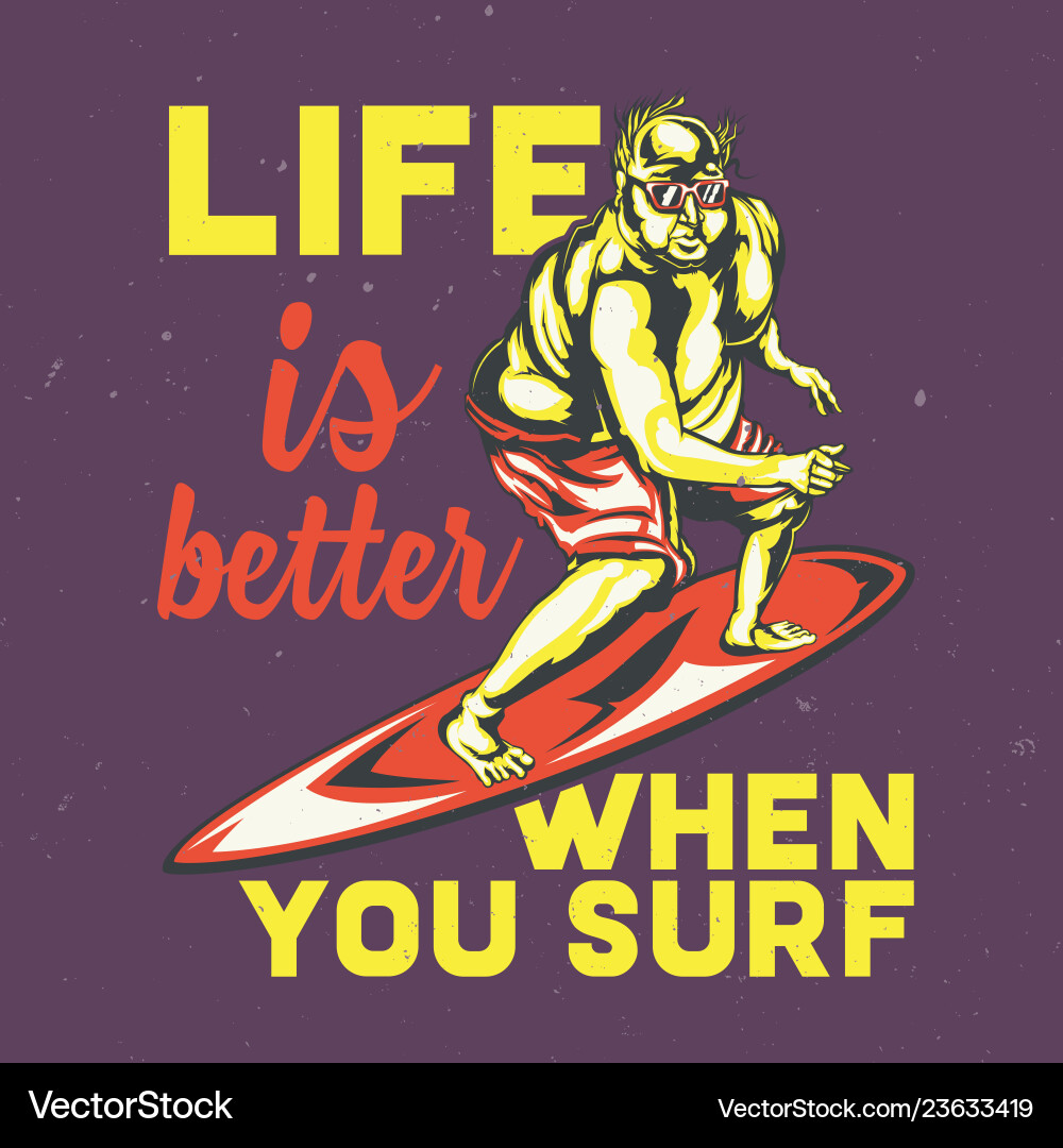 Fat Surfer Vector Images (47)
