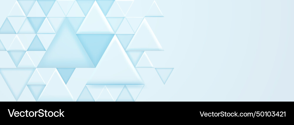 Abstract background with triangular shapes Vector Image