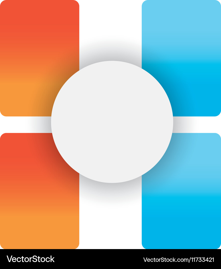 Template empty infographic Royalty Free Vector Image