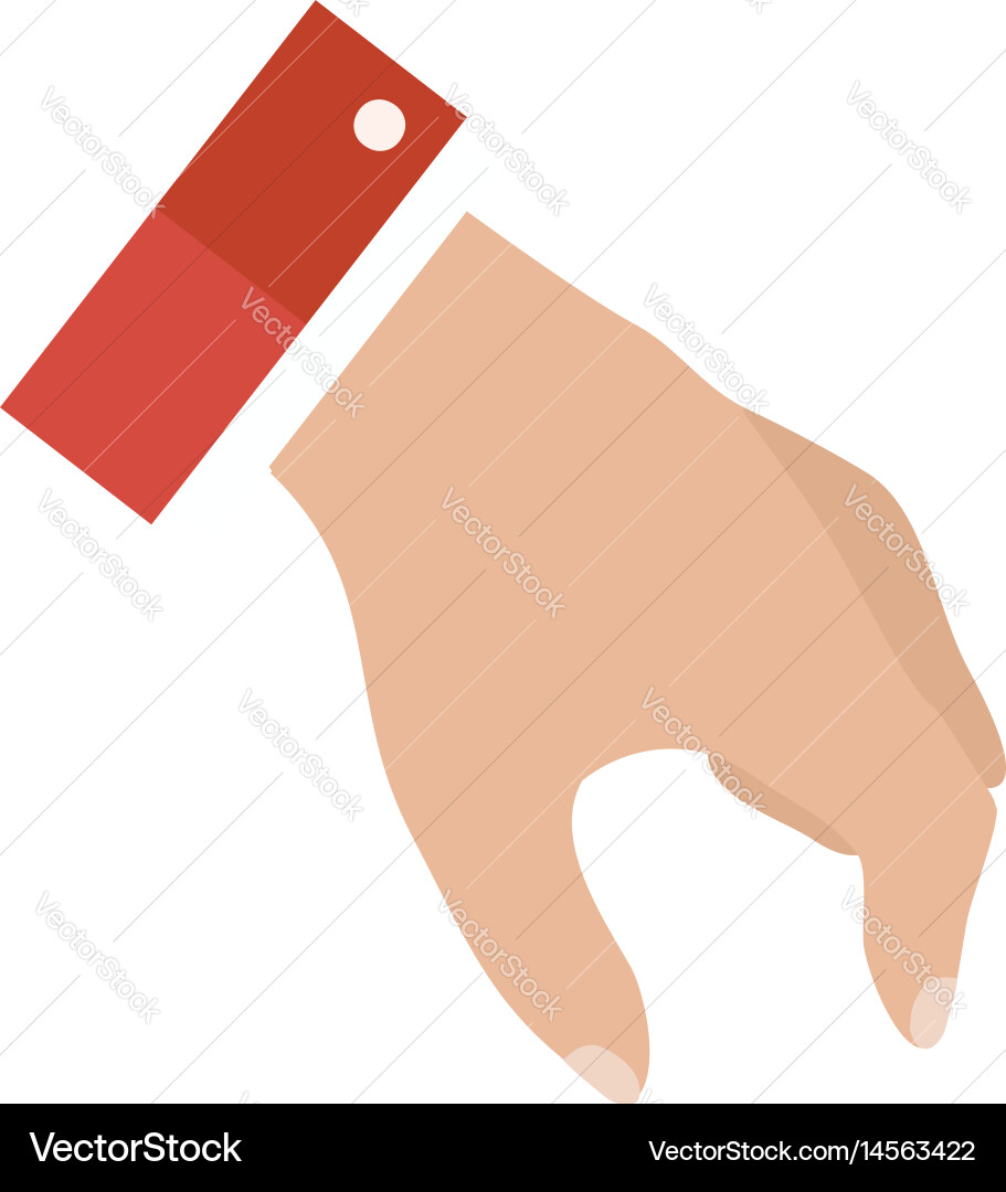 Open empty hands showing different gestures Vector Image