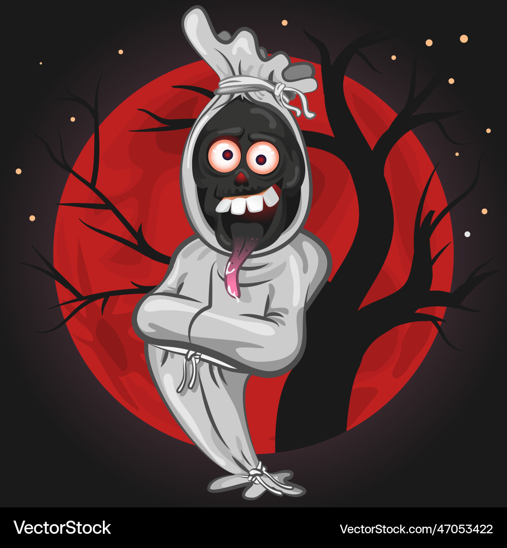 Pocong indonesian javanese Royalty Free Vector Image