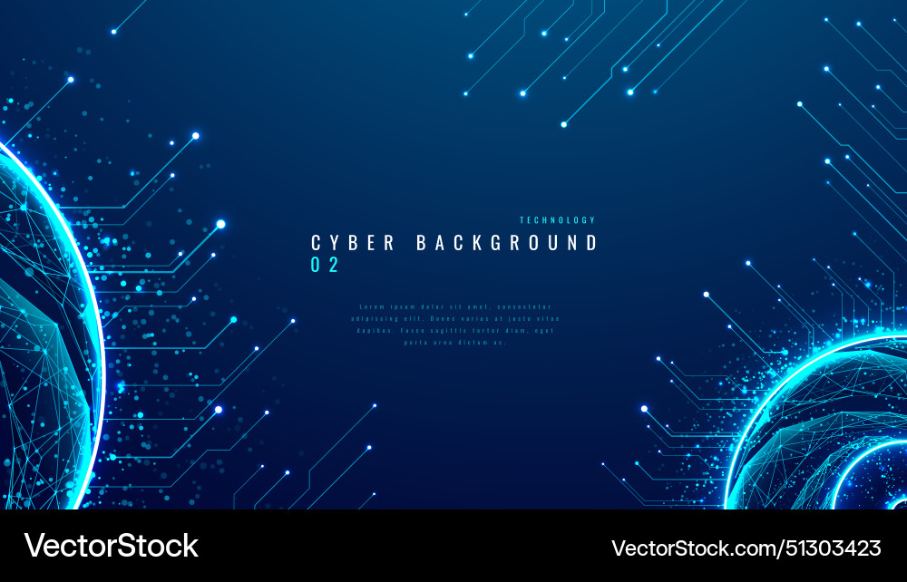 Abstract digital ai chat light blue background Vector Image