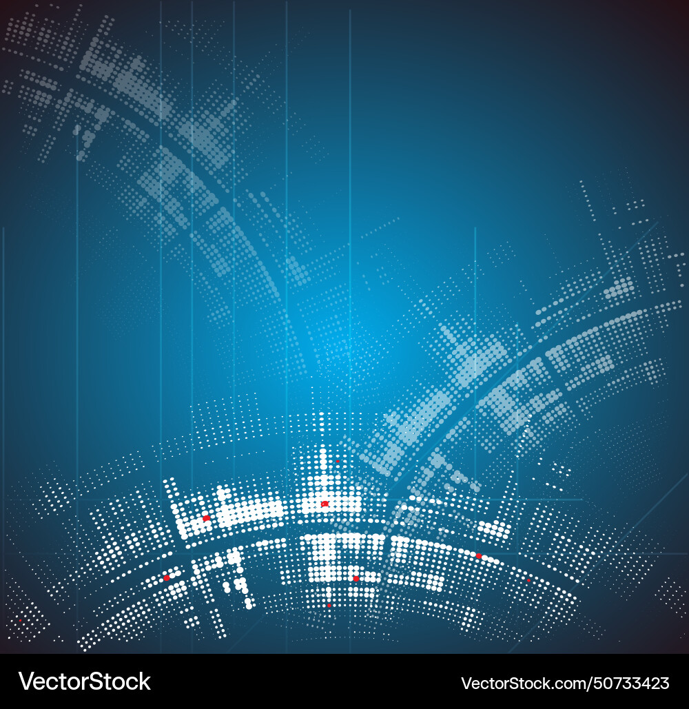 Abstract new technology dynamic fade background Vector Image