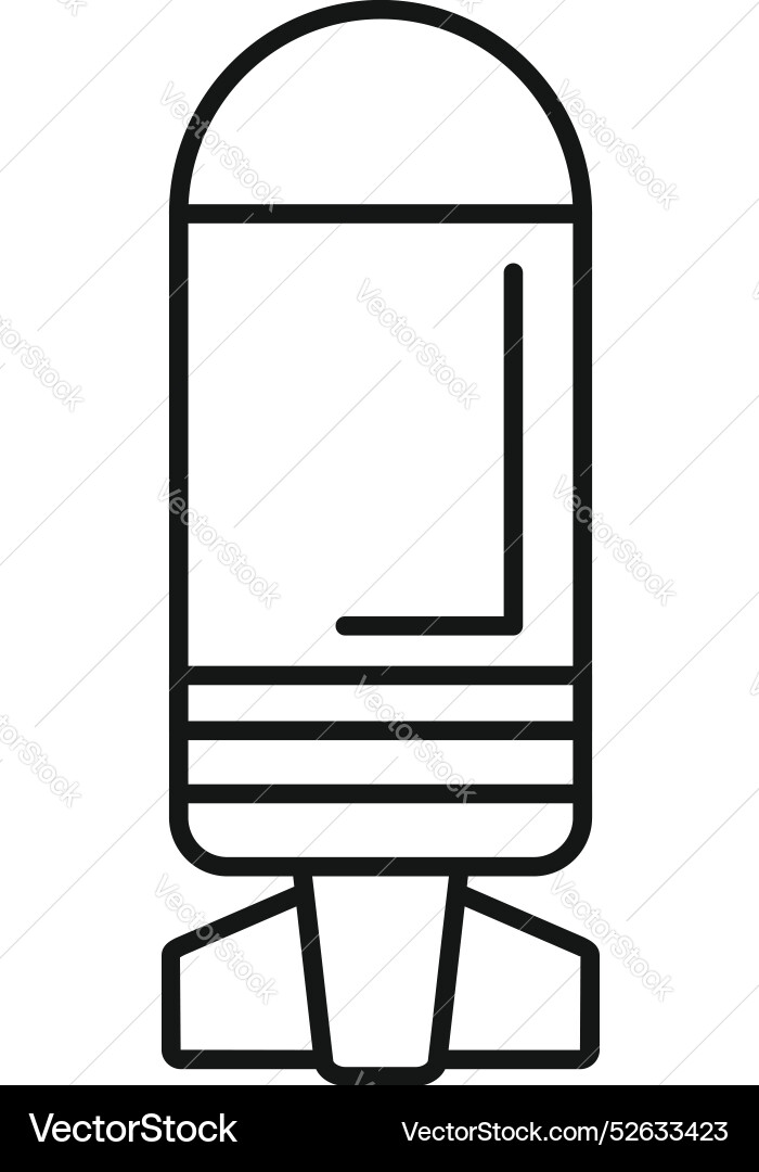 Air bomb icon military weapon dropping from sky Vector Image