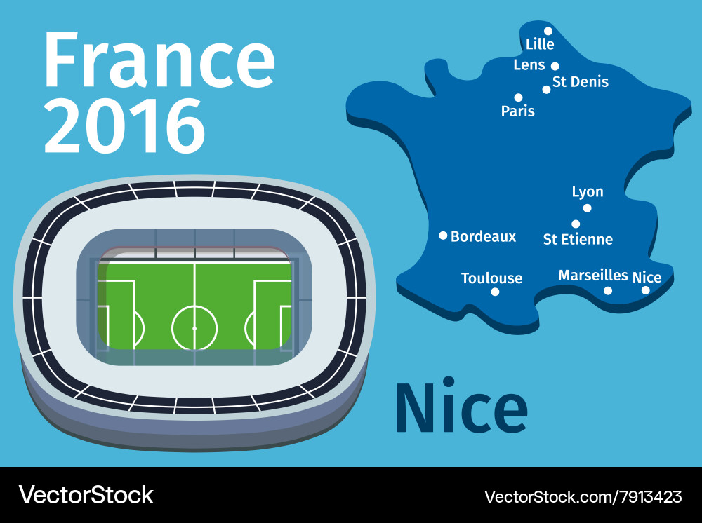 Flat stadium Royalty Free Vector Image - VectorStock