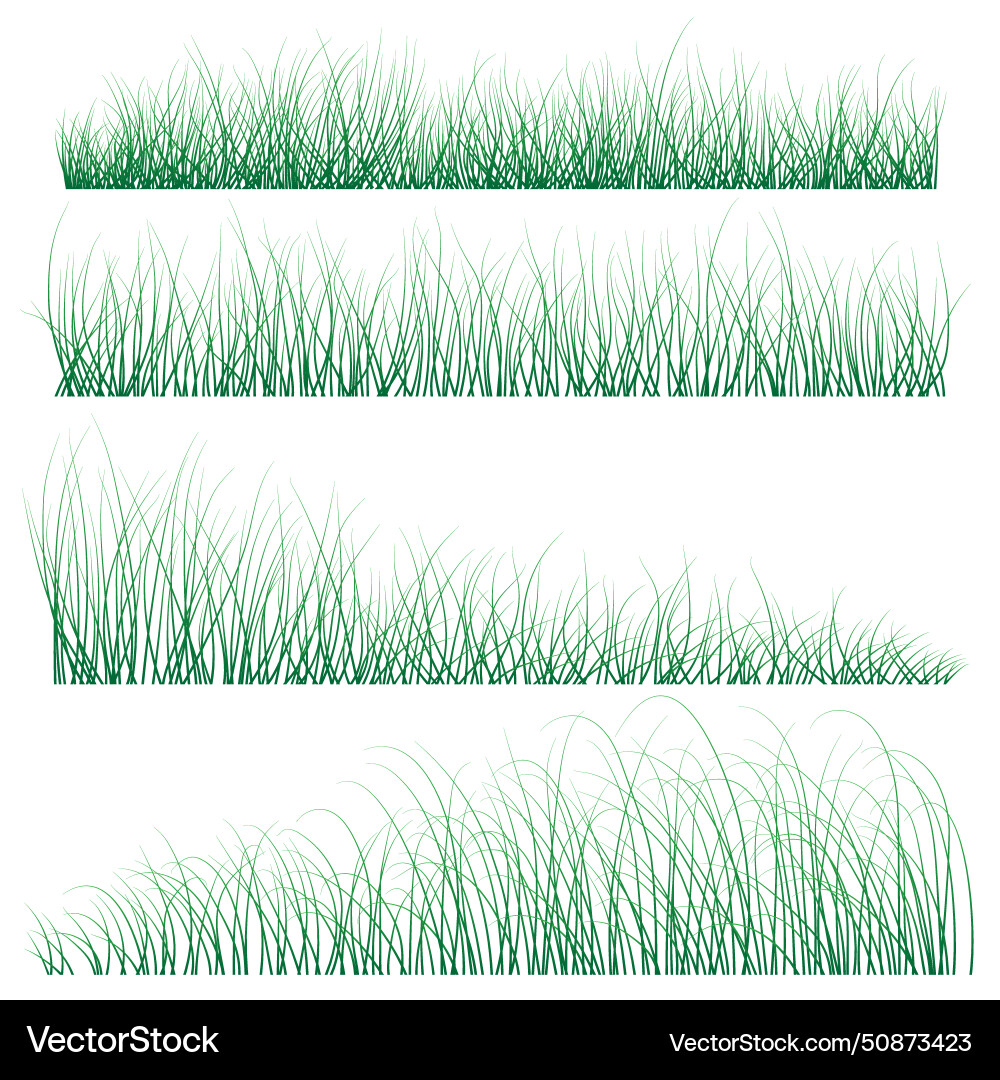 Grass drawn in pencil Royalty Free Vector Image