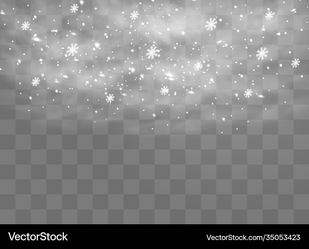 Snow and wind Royalty Free Vector Image - VectorStock