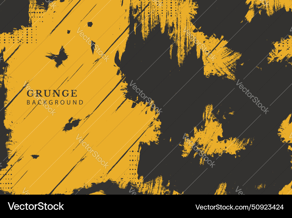 Abstract orange color grunge background Royalty Free Vector