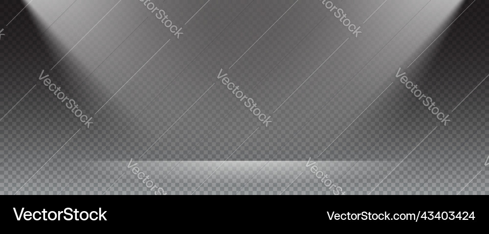 Studio Spotlight Stage Royalty Free Vector Image
