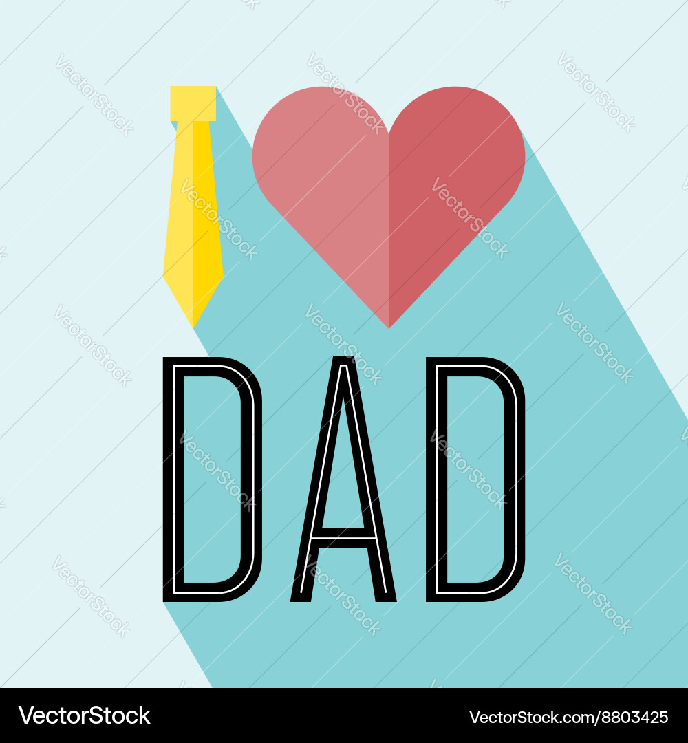 Retro Father's Day Card Royalty Free Vector Image