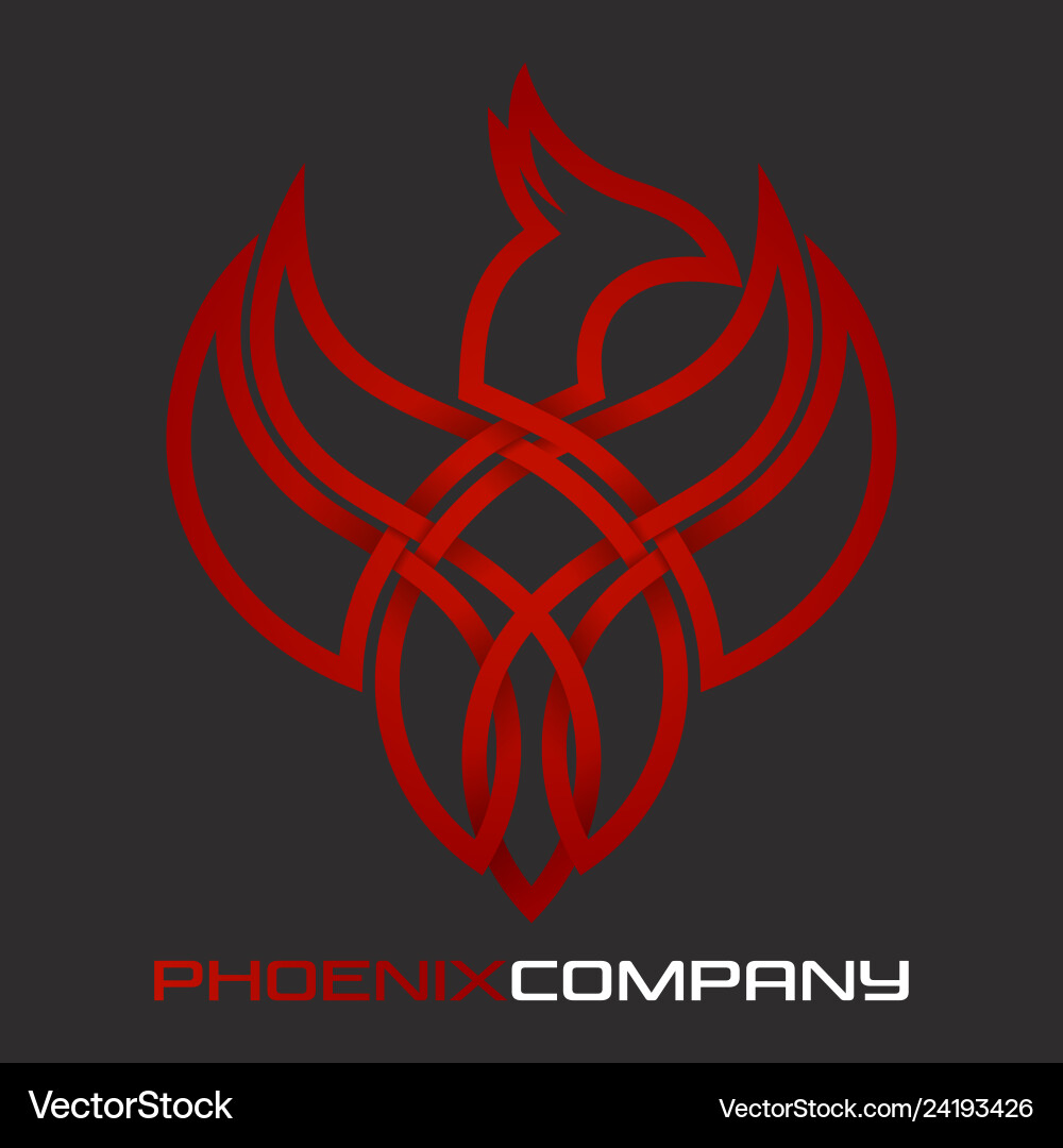 Phoenix Flame Logo Royalty Free Vector Image - VectorStock