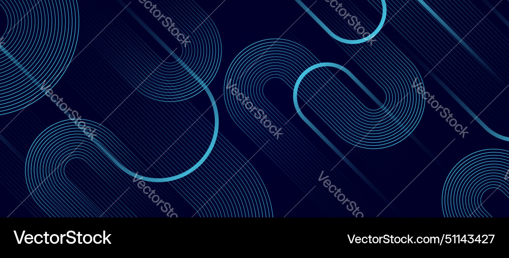 Abstract multiple light blue geometric stripe Vector Image