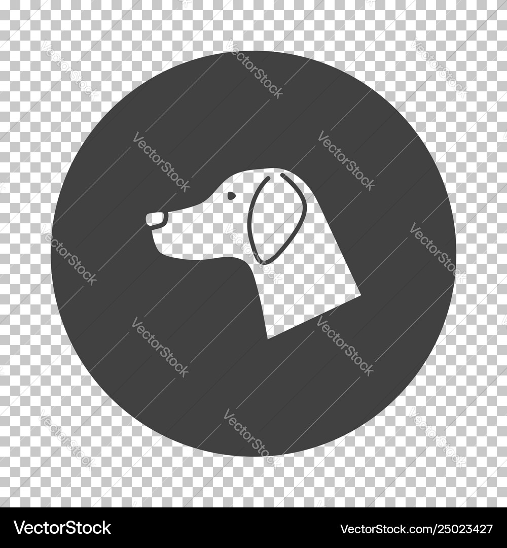 Dog head icon Royalty Free Vector Image - VectorStock