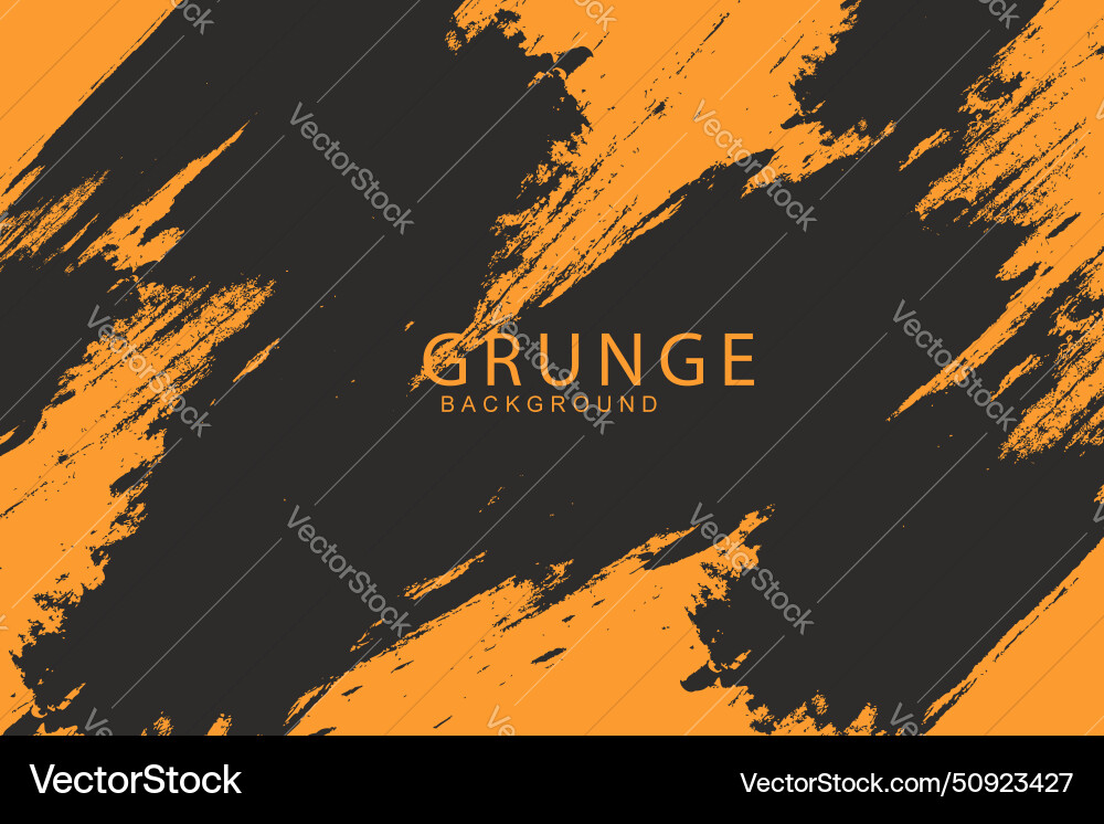 Orange Grunge Texture Background Royalty Free Vector Image