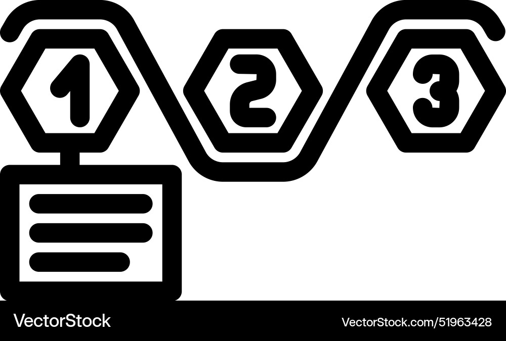 Streamlining business process line icon Royalty Free Vector Streamlining business process line icon Royalty Free Vector
