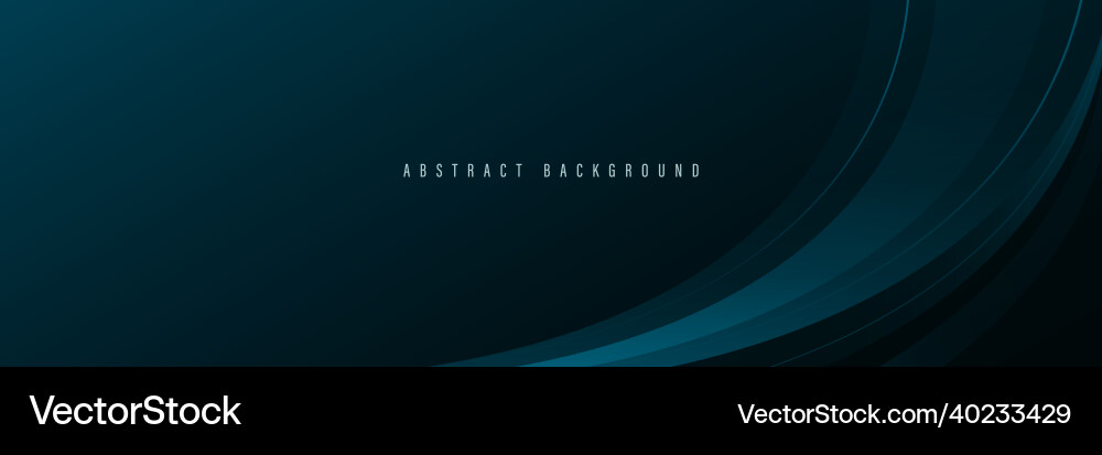 Abstract modern dark blue gradient curve shapes Vector Image