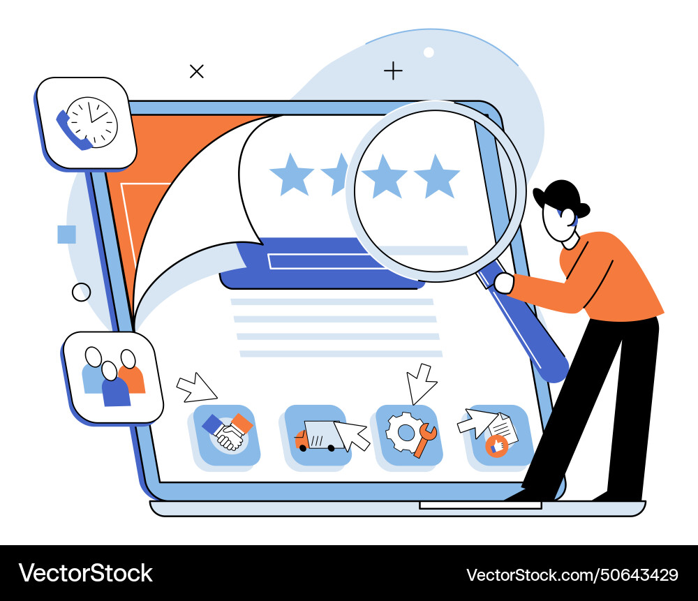 Business services developing effective methods Vector Image