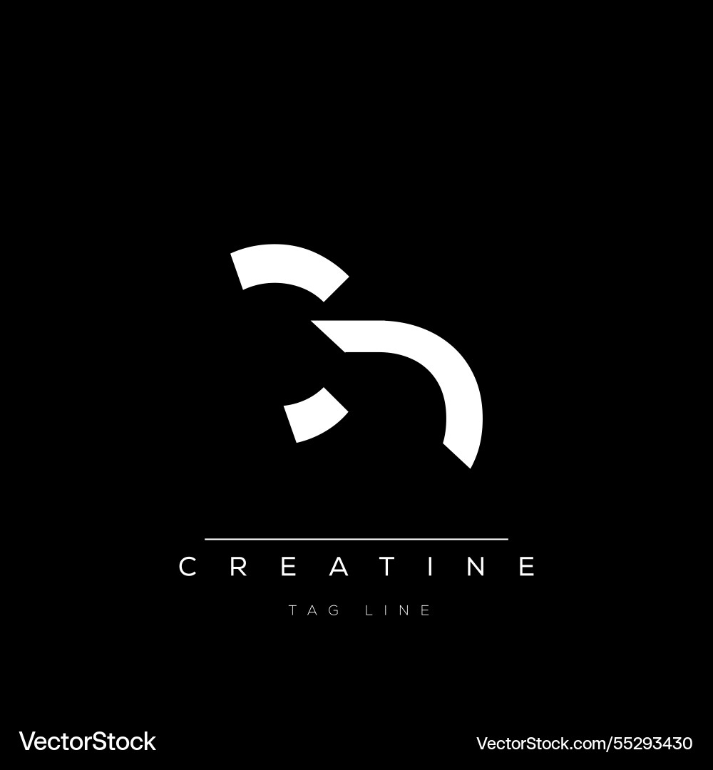 Cd creative monogram logo Royalty Free Vector Image