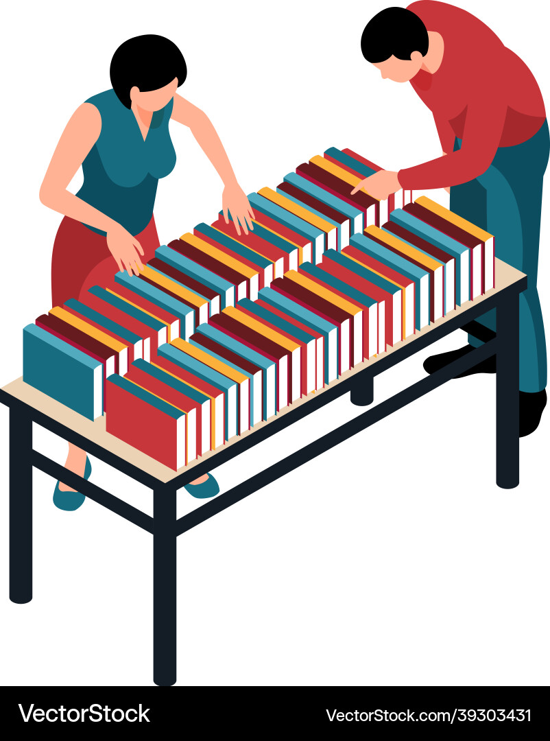 Book fair icon Royalty Free Vector Image - VectorStock