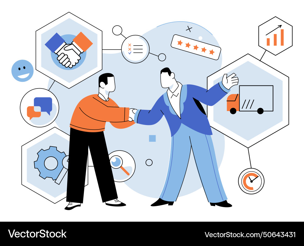 Business services choosing right career path Vector Image Business services choosing right career path Vector Image