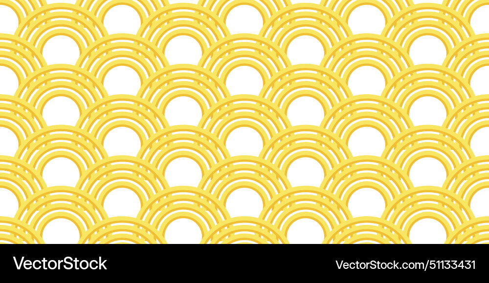 Ramen noodle seamless pattern background Vector Image
