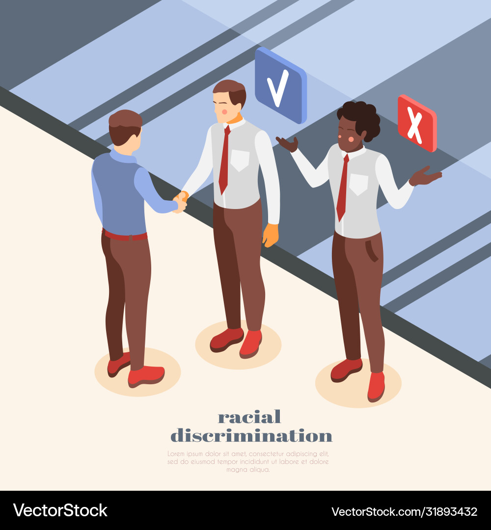 Social inequality background Royalty Free Vector Image