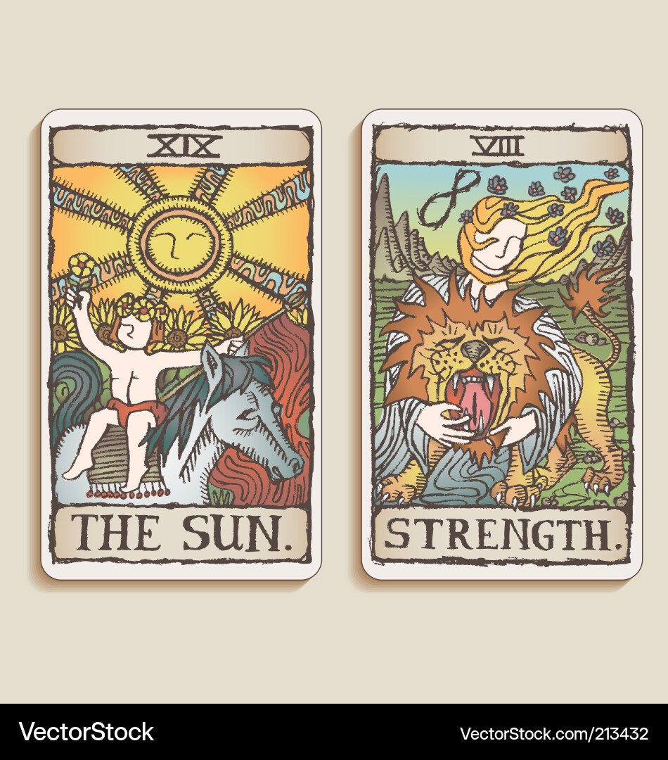 Tarot cards Royalty Free Vector Image - VectorStock