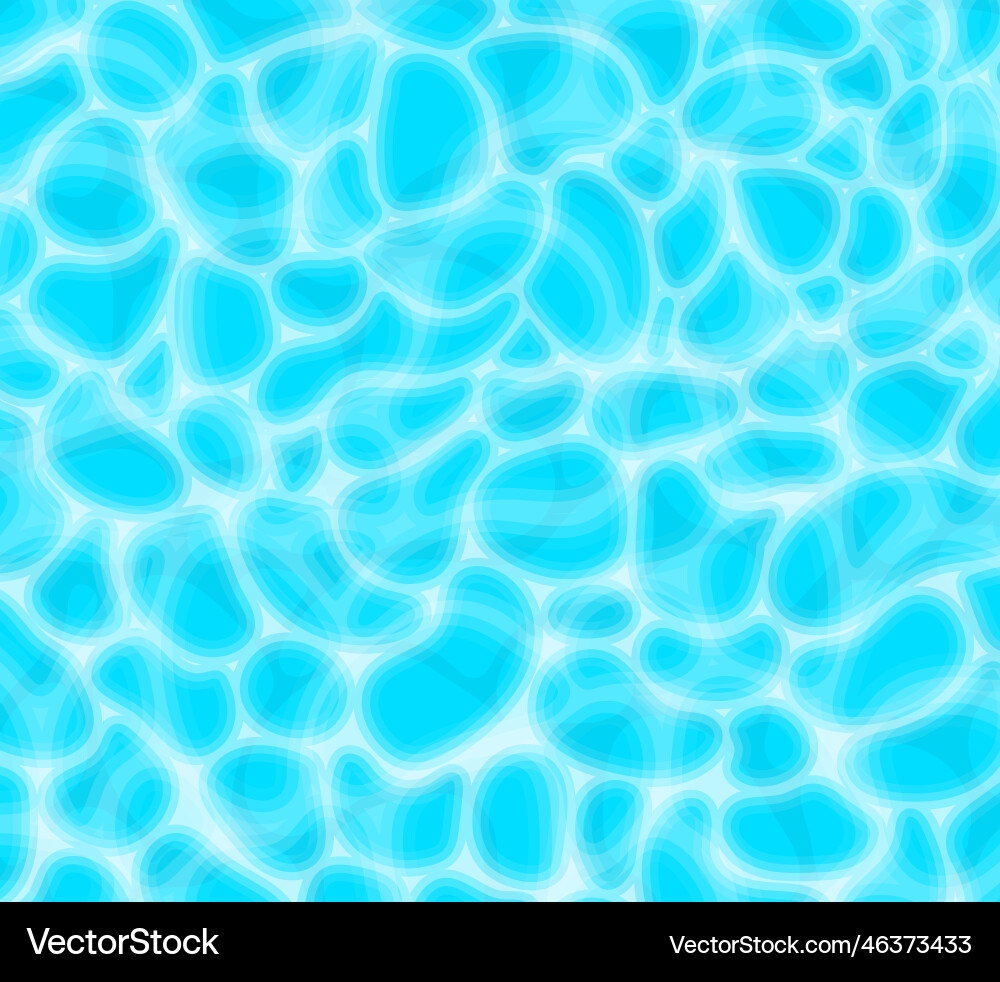 Blue water pool background texture overhead view Vector Image