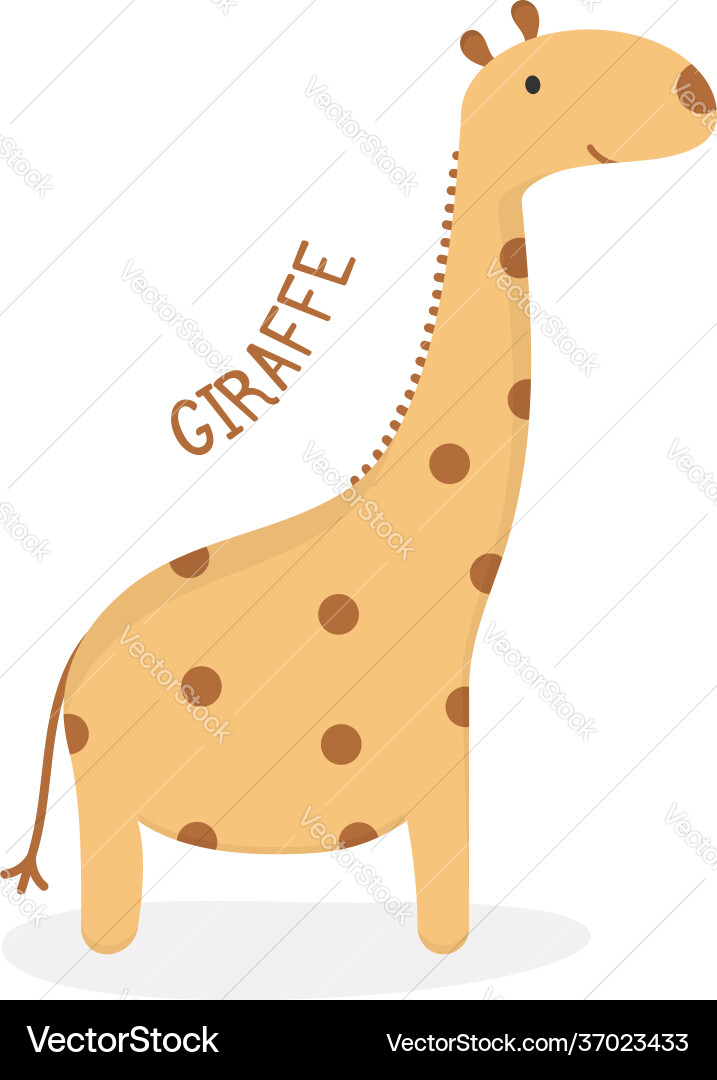 Giraffe Royalty Free Vector Image - VectorStock